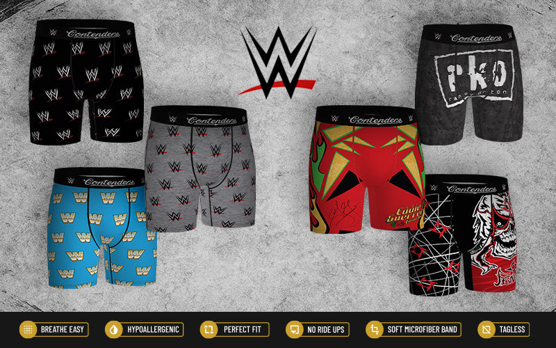 Contenders Clothing | WWE Collection Box Briefs and Underwear